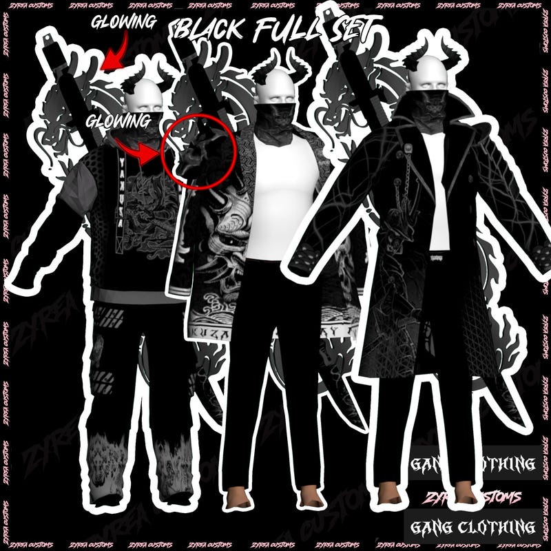 Fivem Custom Gang Clothing Packs - Etsy UK