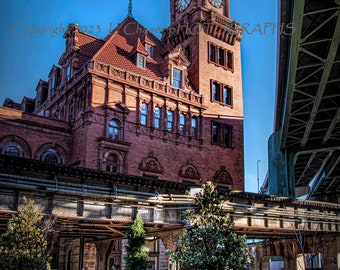 Clock Tower Art Print Main Street Station, Richmond, Virginia. 18.5 X ...