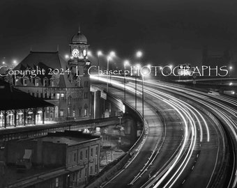 Clock Tower Art Print Main Street Station, Richmond, Virginia. 18.5 X ...