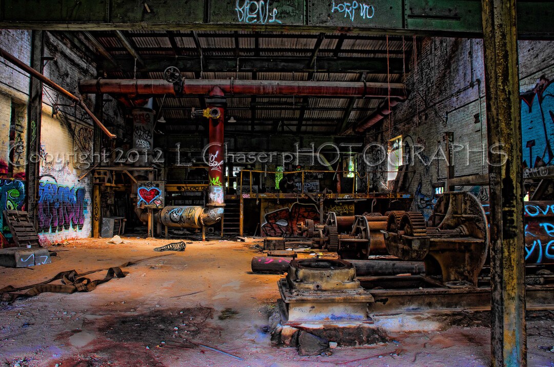 Machine Room Fulton Gas Works - Etsy