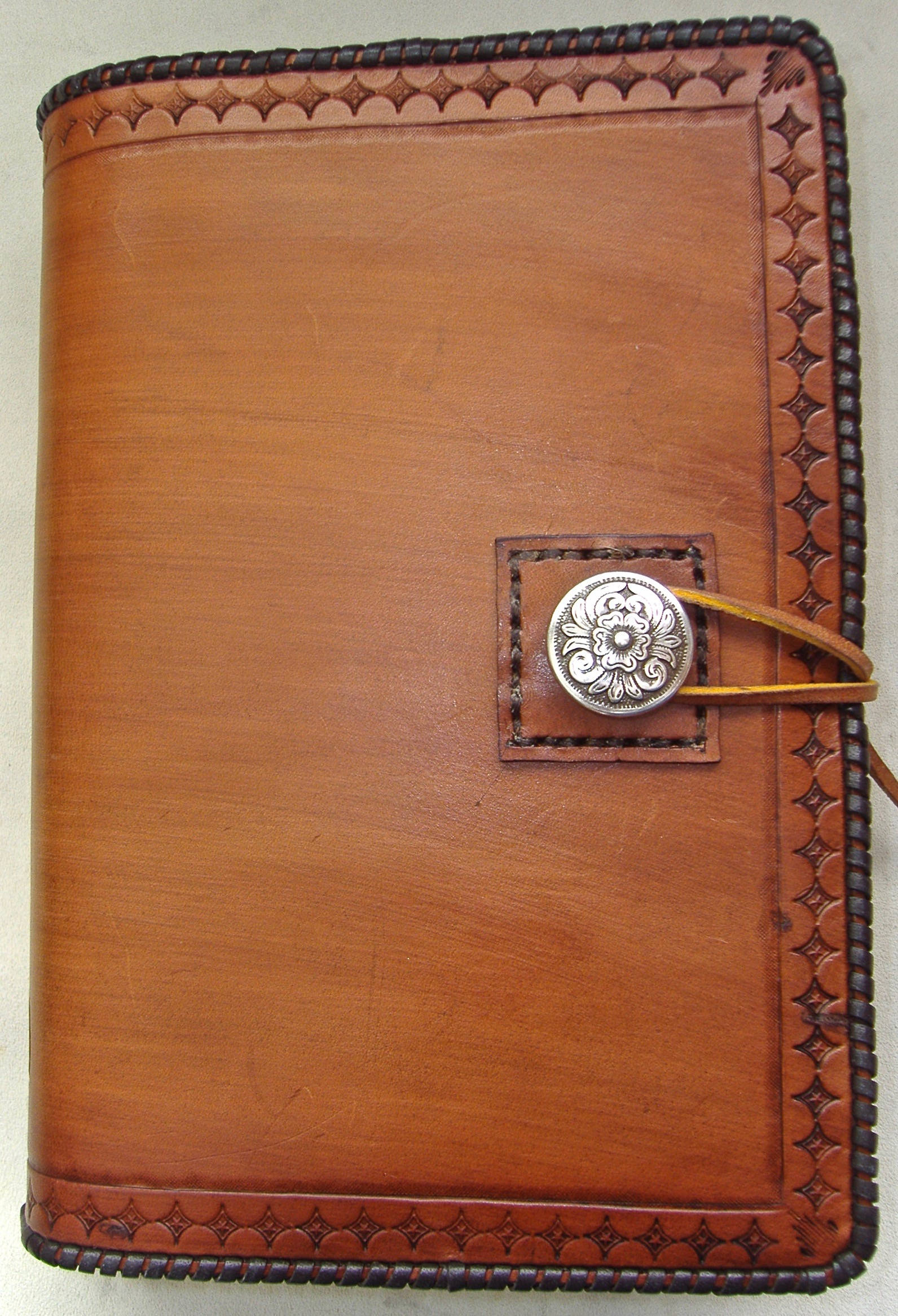 Single AA Big Book Leather Cover - Etsy