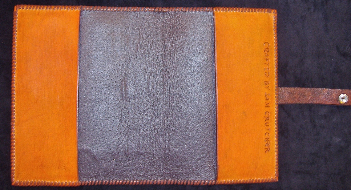 Single AA Big Book Leather Cover - Etsy