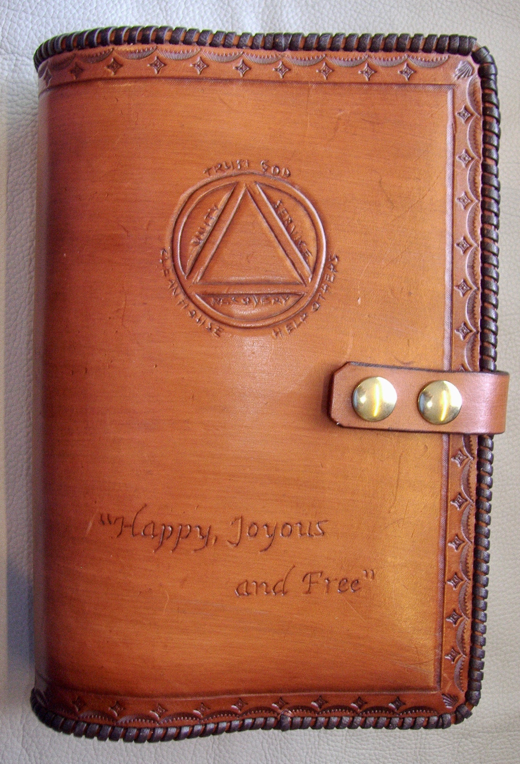 Aa Leather Book Holder