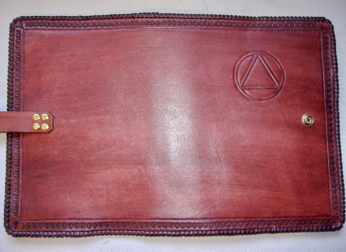 Single AA Big Book Leather Cover - Etsy