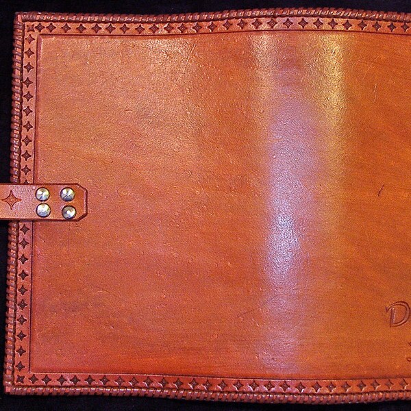 Leather Book Cover - Etsy