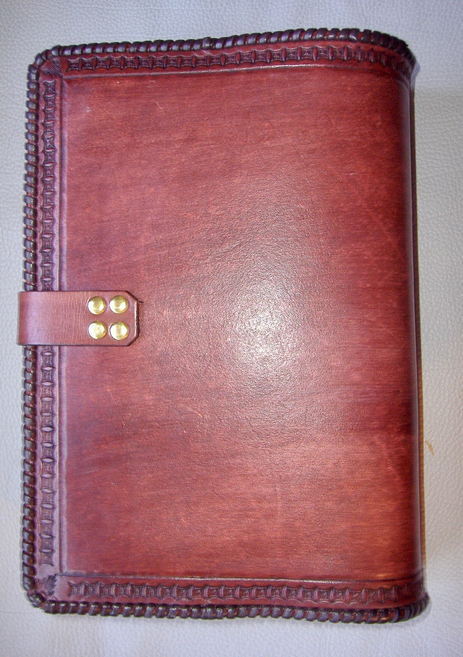 Single AA Big Book Leather Cover - Etsy
