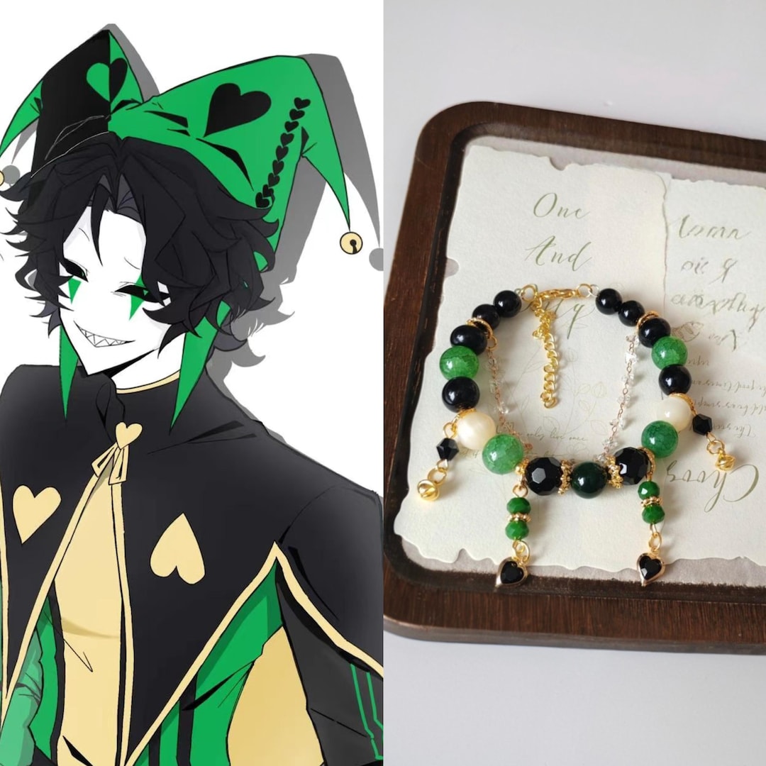 Pierrot Harlequin Jester Inspired Bracelet | Freak Circus Gothic ...