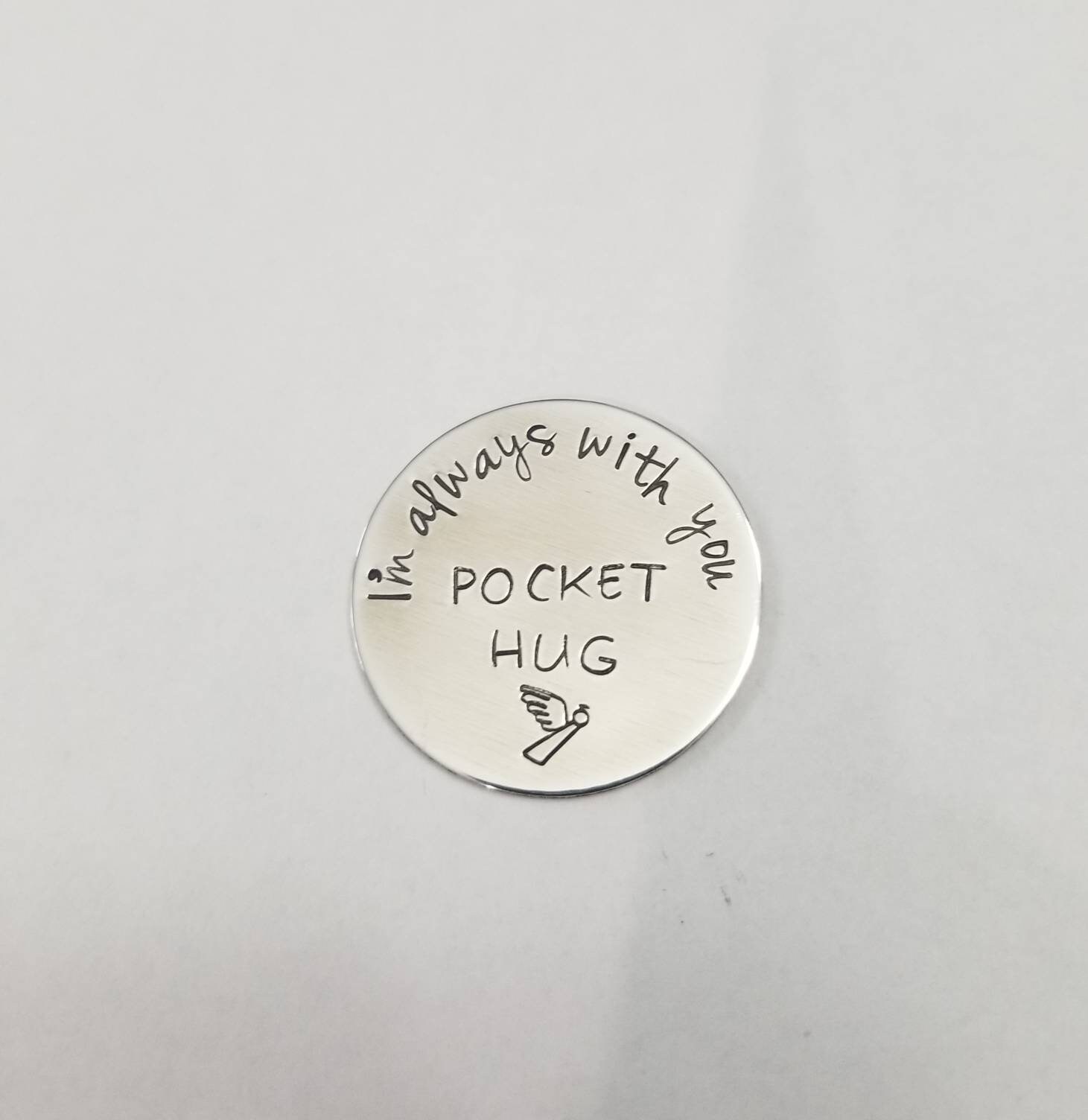 POCKET HUG angel Hug Token Im Always With You Remembrance | Etsy