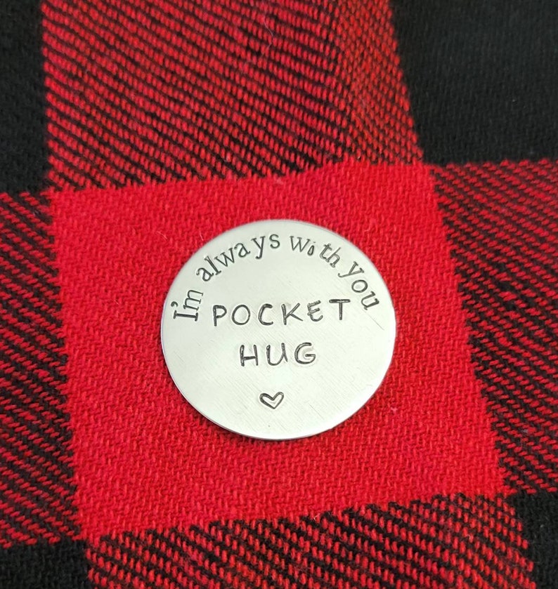 POCKET HUG a Love Token Im Always With You Long Distance - Etsy