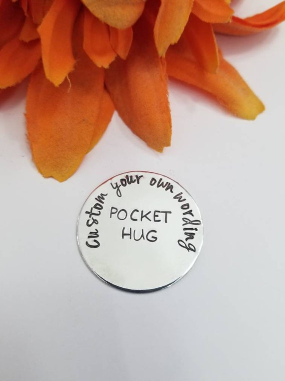POCKET HUG custom Wording Long Distance Relationship Gifts - Etsy