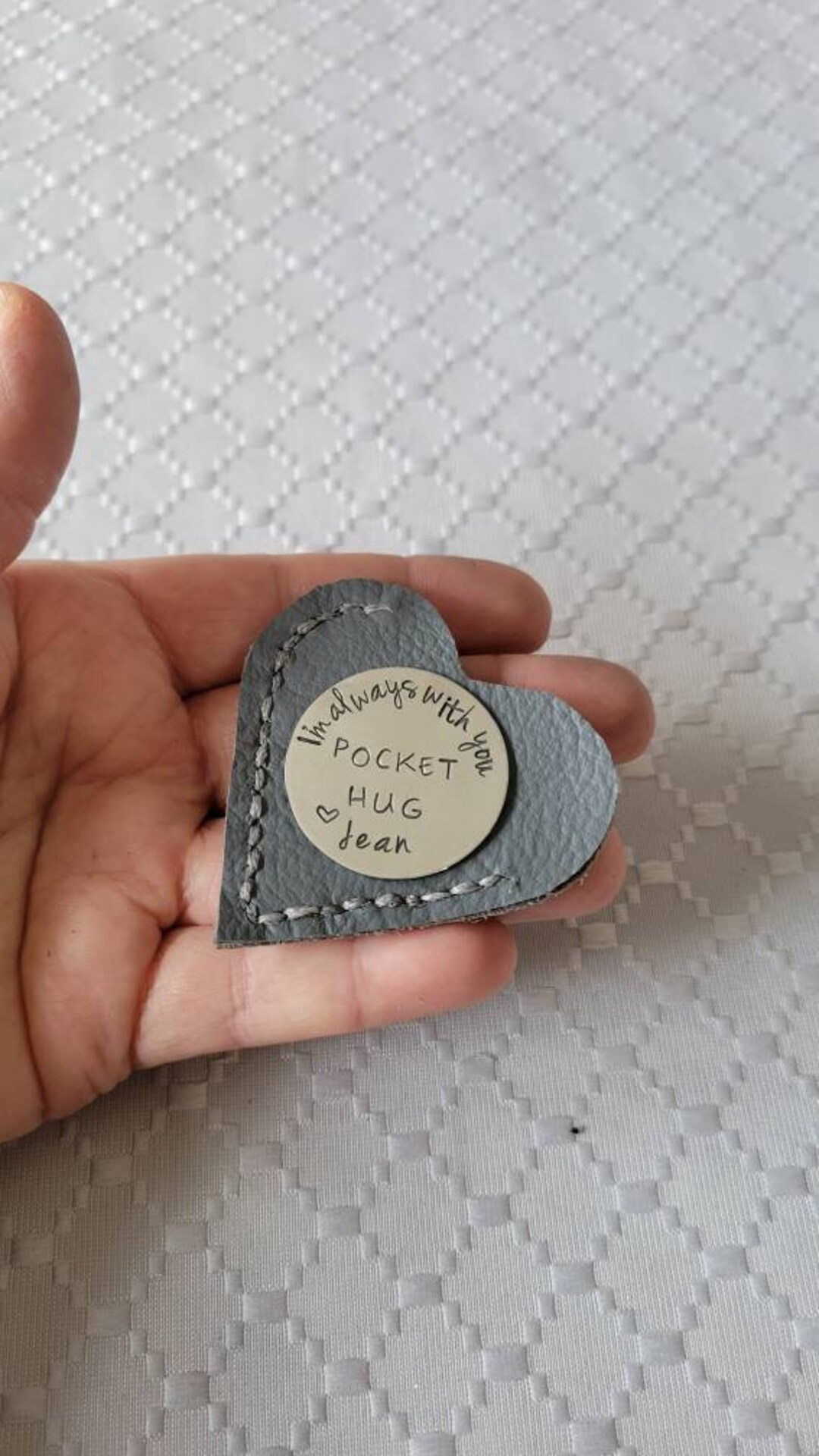 POCKET HUG a Love Token Im Always With You Long Distance - Etsy