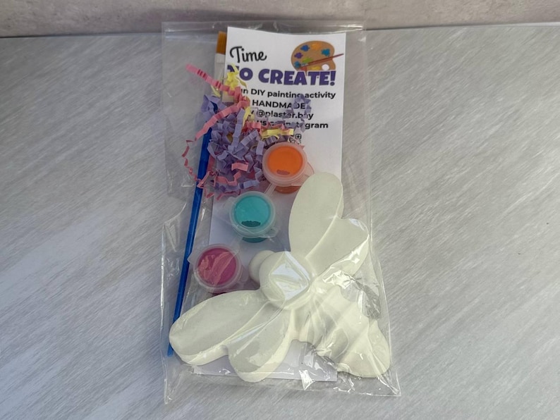 Kids Paint Craft Kit – Butterfly, Dragonfly, Ladybug DIY Set (party ...