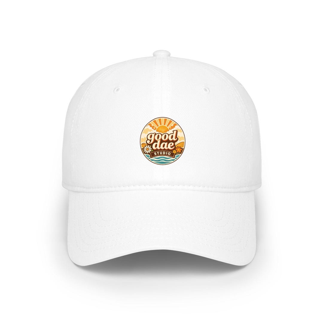 Good Dae Studio Low Profile Cap | Retro Sun Logo - Etsy