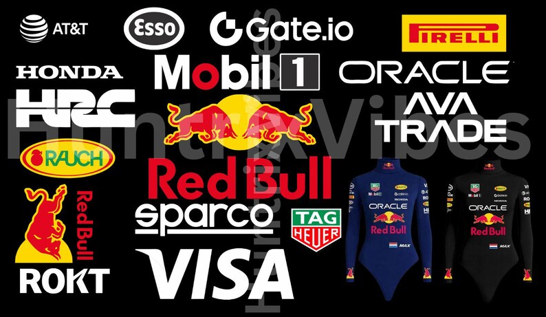 Max Verstappen F1 Team Logo Bundle, Racing Logos (digital Download) - Etsy