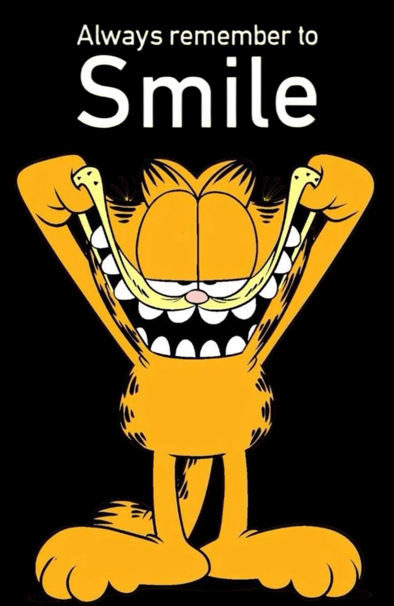 Garfield PNG Bundle – Funny Cartoon Quotes & Characters, Retro Cat ...
