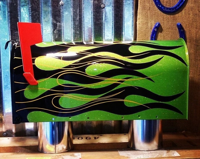 Custom Painted Harley Davidson Mailbox - Etsy