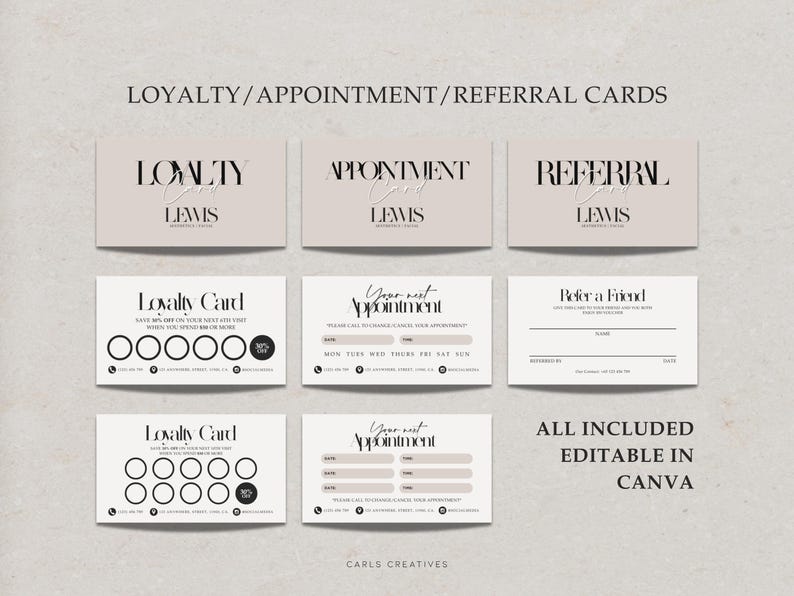 Luxury Beauty Salon Client Welcome Kit Templates Design, Editable ...