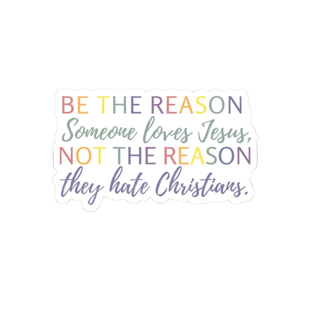 Christians Against Christian Nationalism Sticker: Love & Unity Decal - Etsy