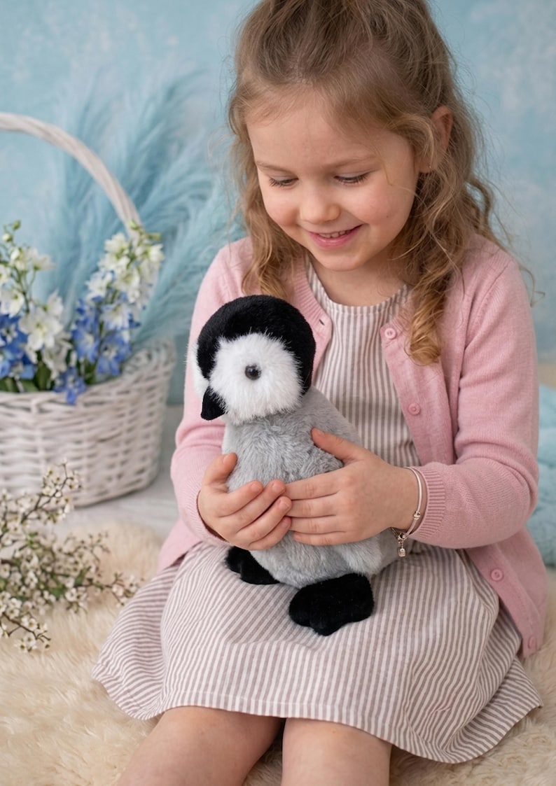 Penguin Sewing Pattern PDF Easy Plush Toy 20cm Beginner Tutorial With ...
