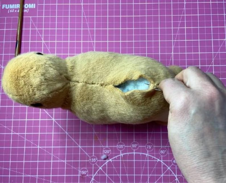 Capybara Sewing Pattern PDF Easy Plush Toy 25cm Beginner Tutorial With ...