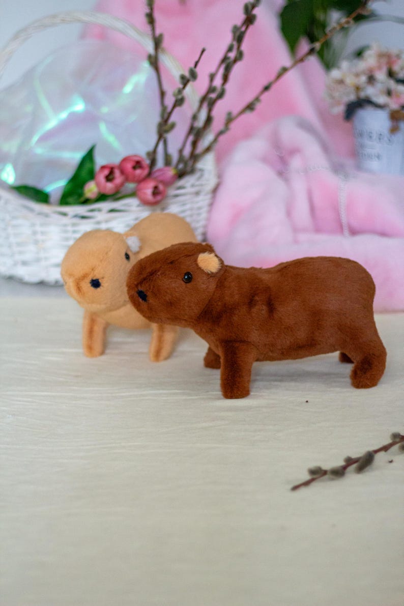 Capybara Sewing Pattern PDF Easy Plush Toy 25cm Beginner Tutorial With ...