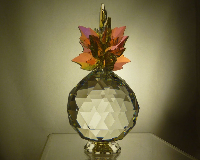 Handmade Crystal Pineapple Figurines - Etsy