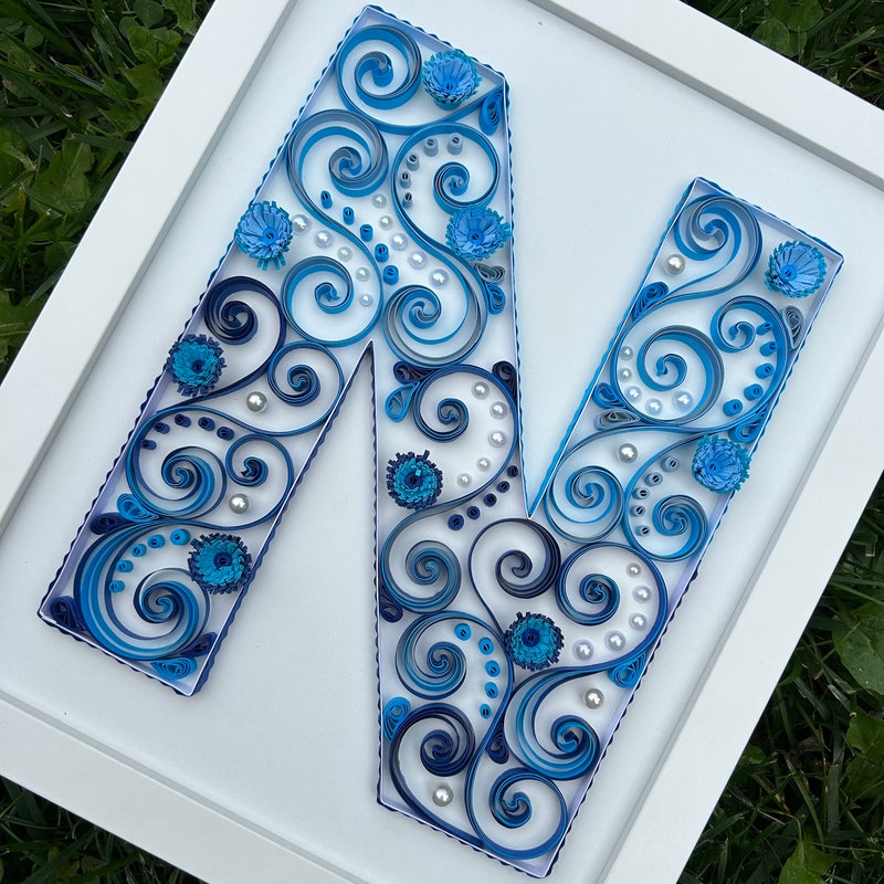 Quilled Monogram - Etsy