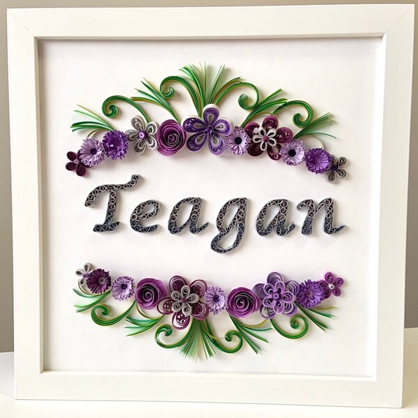 Quilling Name - Etsy