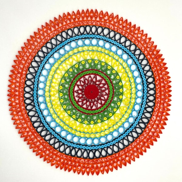 Quilled Mandala - Etsy