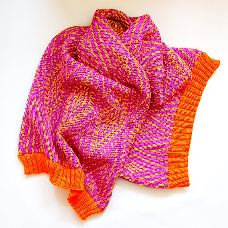 Neon Scarf - Etsy