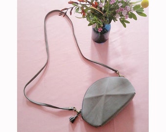 Leather Pyramid Bag - Etsy