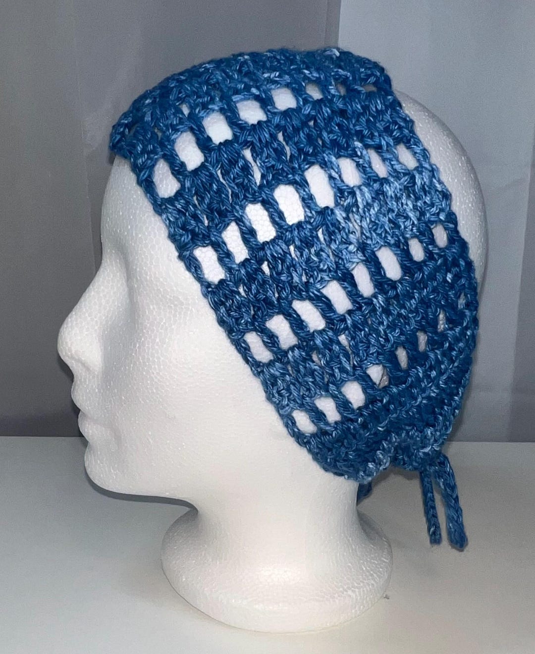 Denim Color Cotton Head Wrap - Etsy