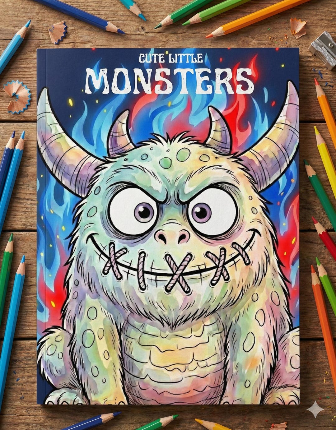 Monster Coloring Book for Kids, 30 Adorable Pages (printable PDF - Etsy