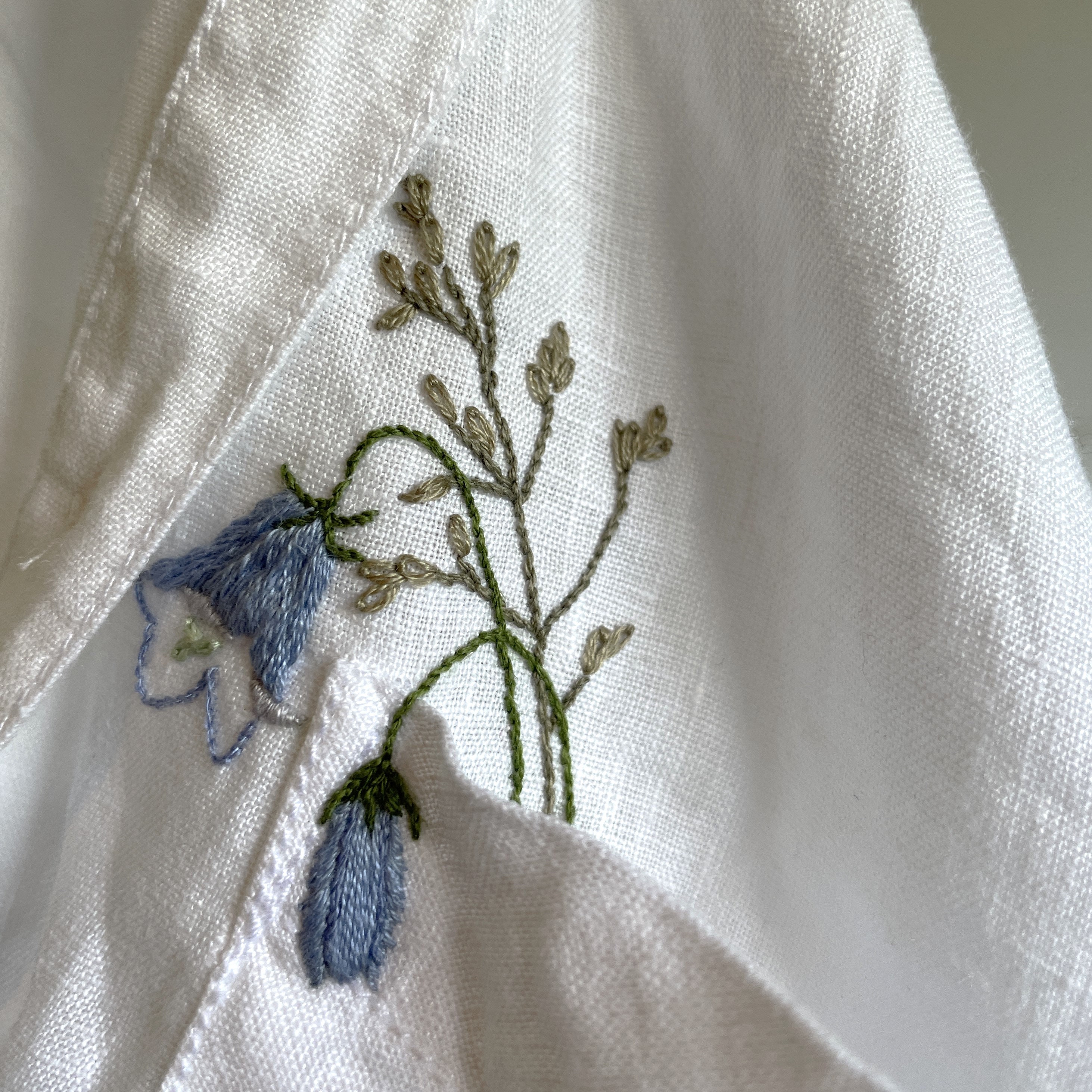 Harebell Posy PDF Pattern. Wildflower Bouquet DIY Embroidery Design ...