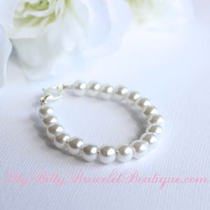 BABY GIRL Pearl Bracelet, New Baby Gift, Keepsake Pearls, 1st Pearls ...