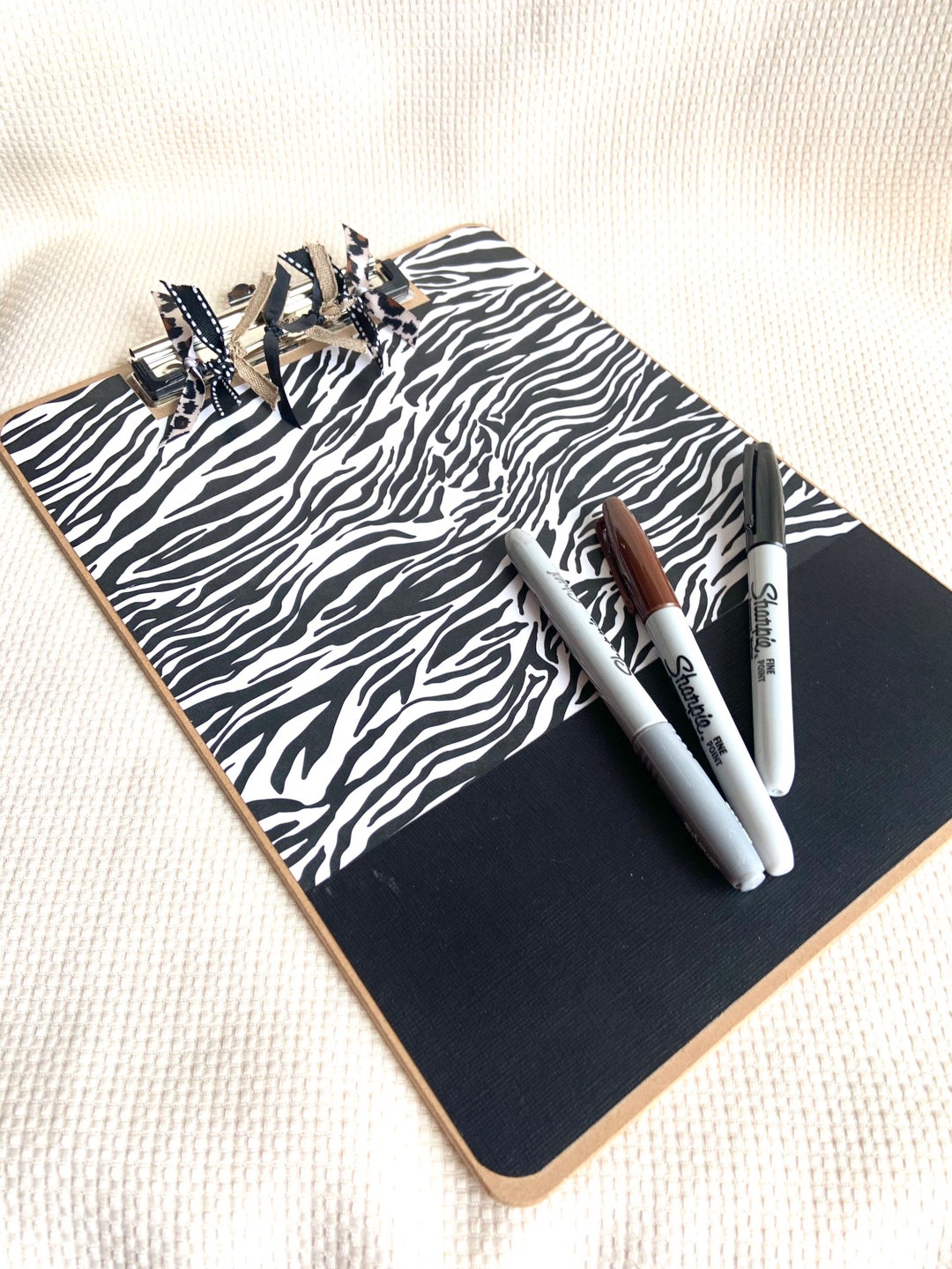 Zebra and Giraffe Print Clipboard. Perfect for the Animal Lover. Into ...