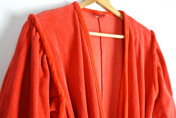 Vintage Red Velvet Robe - Gem