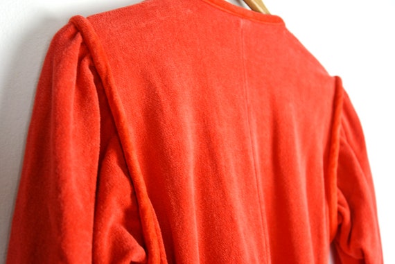 Vintage Red Velvet Robe - Gem
