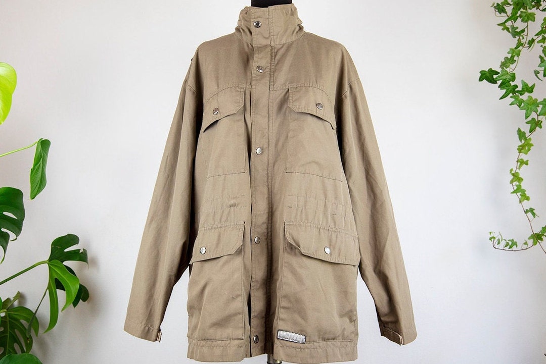 Vintage Caravan Khaki Windbreaker Cargo Field Jacket - Etsy
