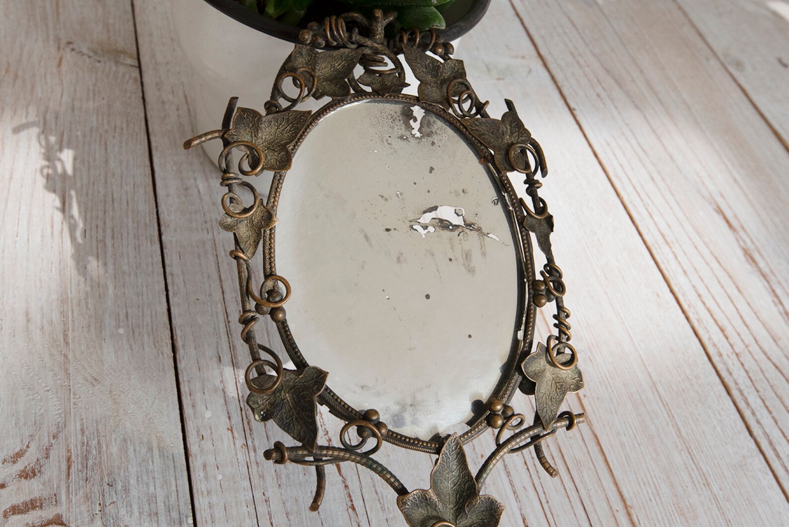 Vintage Antique Vine Carved Elven Style Hand Mirror - Etsy