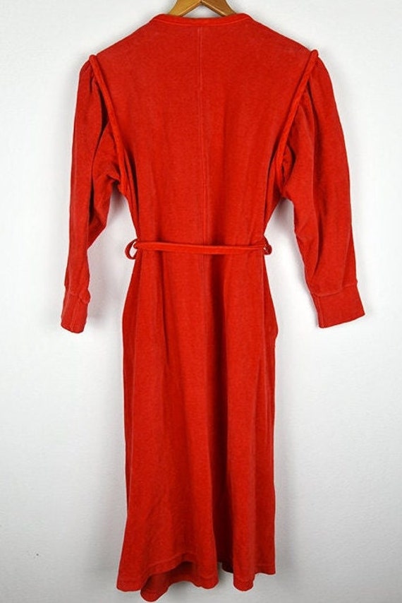 Vintage Red Velvet Robe - Gem