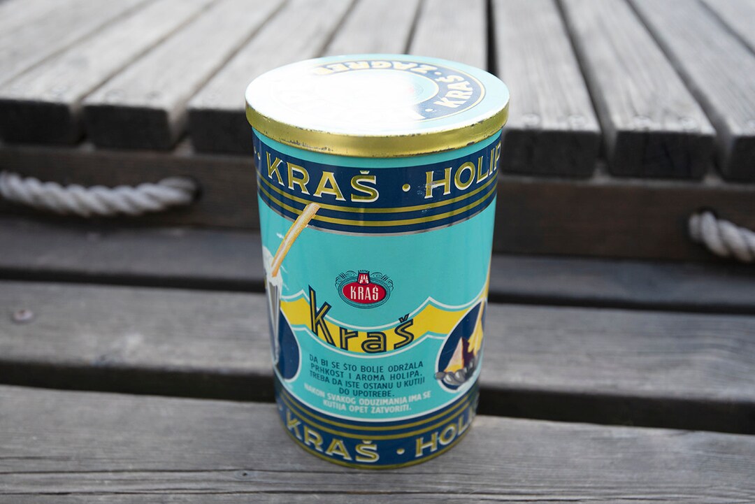 Vintage Kraš Yugoslavia Large Cookies Tin Box - Etsy