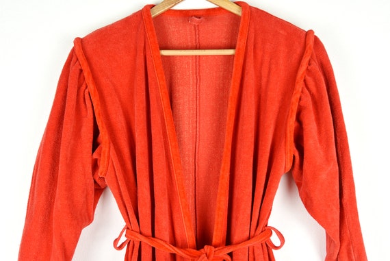 Vintage Red Velvet Robe - Gem