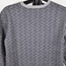 Vintage Grey Maze Pattern Mens Knit Crewneck Pullover Sweater - Etsy