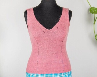 Fuzzy Pink Top - Etsy
