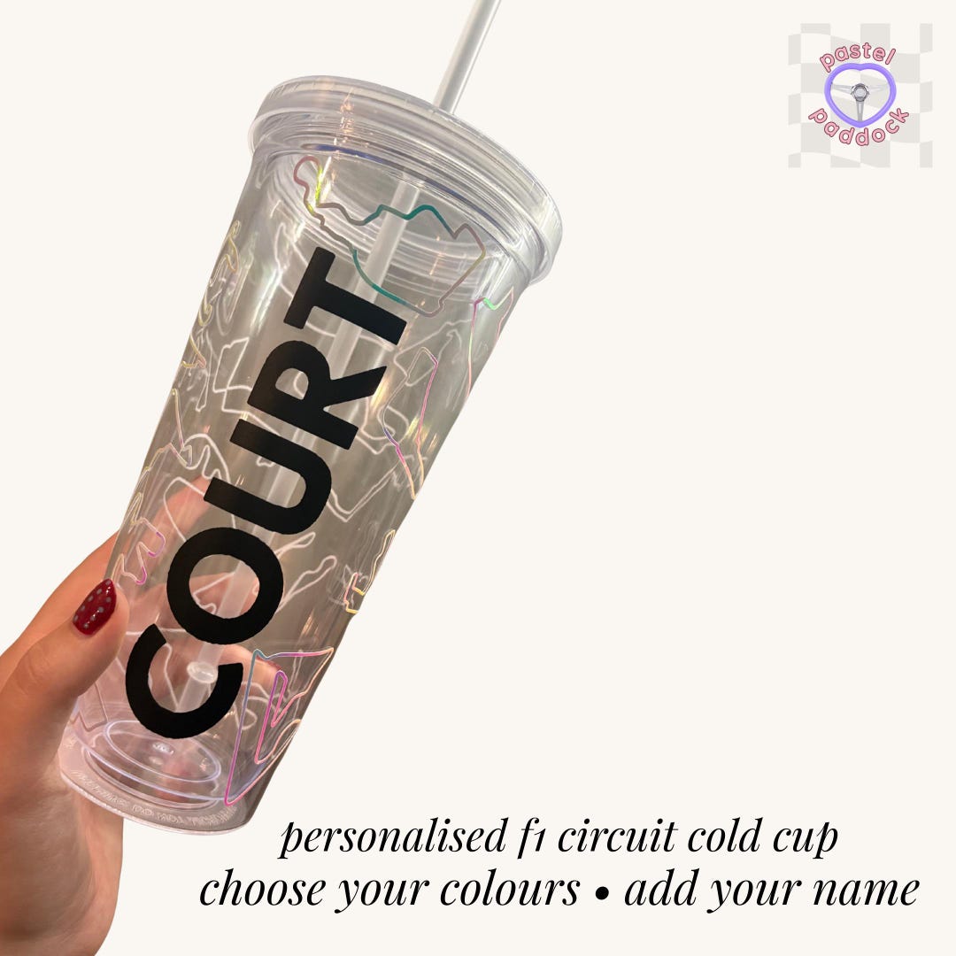 Personalized F1 Circuit Cold Cup | Formula 1 Cold Cup | Motorsport Fan ...
