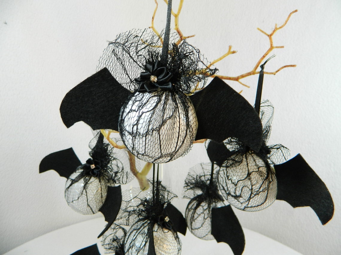 Set of 6 Goth'mas Baubles Goth Christmas Ornament Goth - Etsy