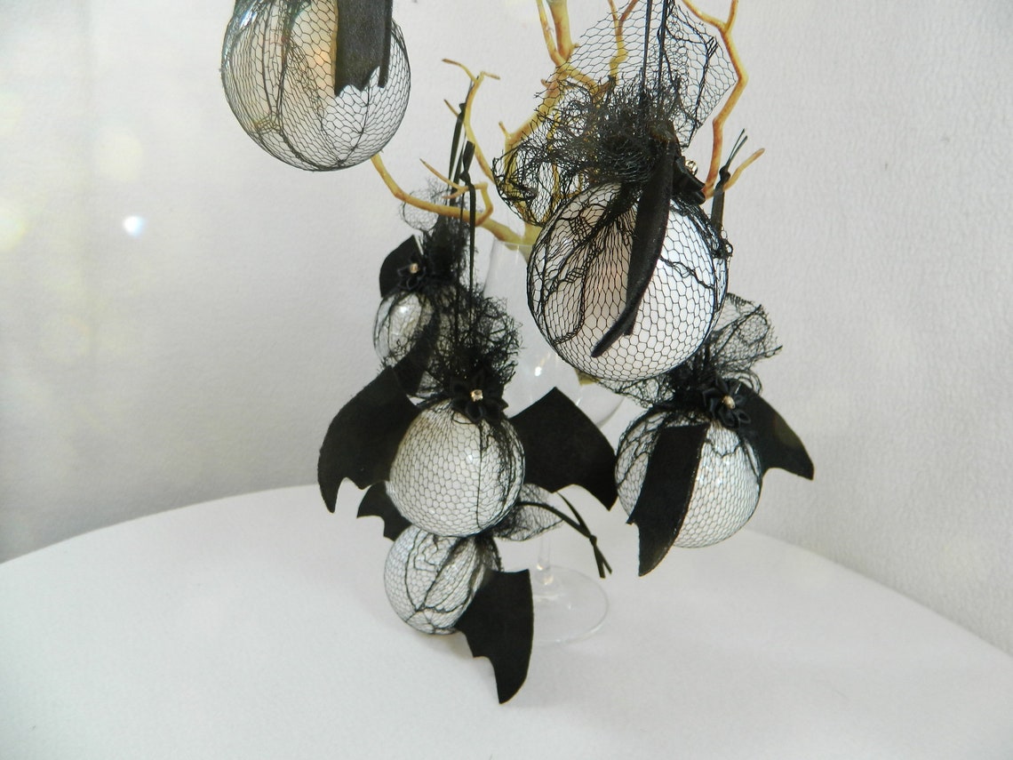 Set of 6 Goth'mas Baubles Goth Christmas Ornament Goth - Etsy