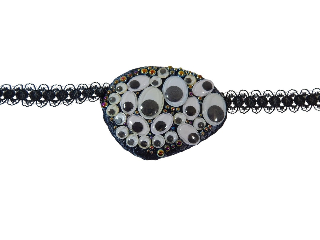 Eyepatch LEFT, Eye Mask, Eye Bandage, Blindfold, Goth Eyepatch, Costume ...