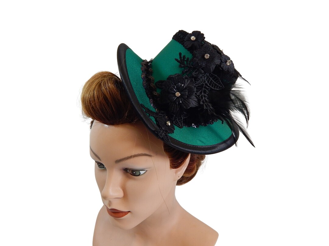 Minihat, Tophat, Percher Hat, Derby Hat, Costume Headpiece, Riding Hat ...